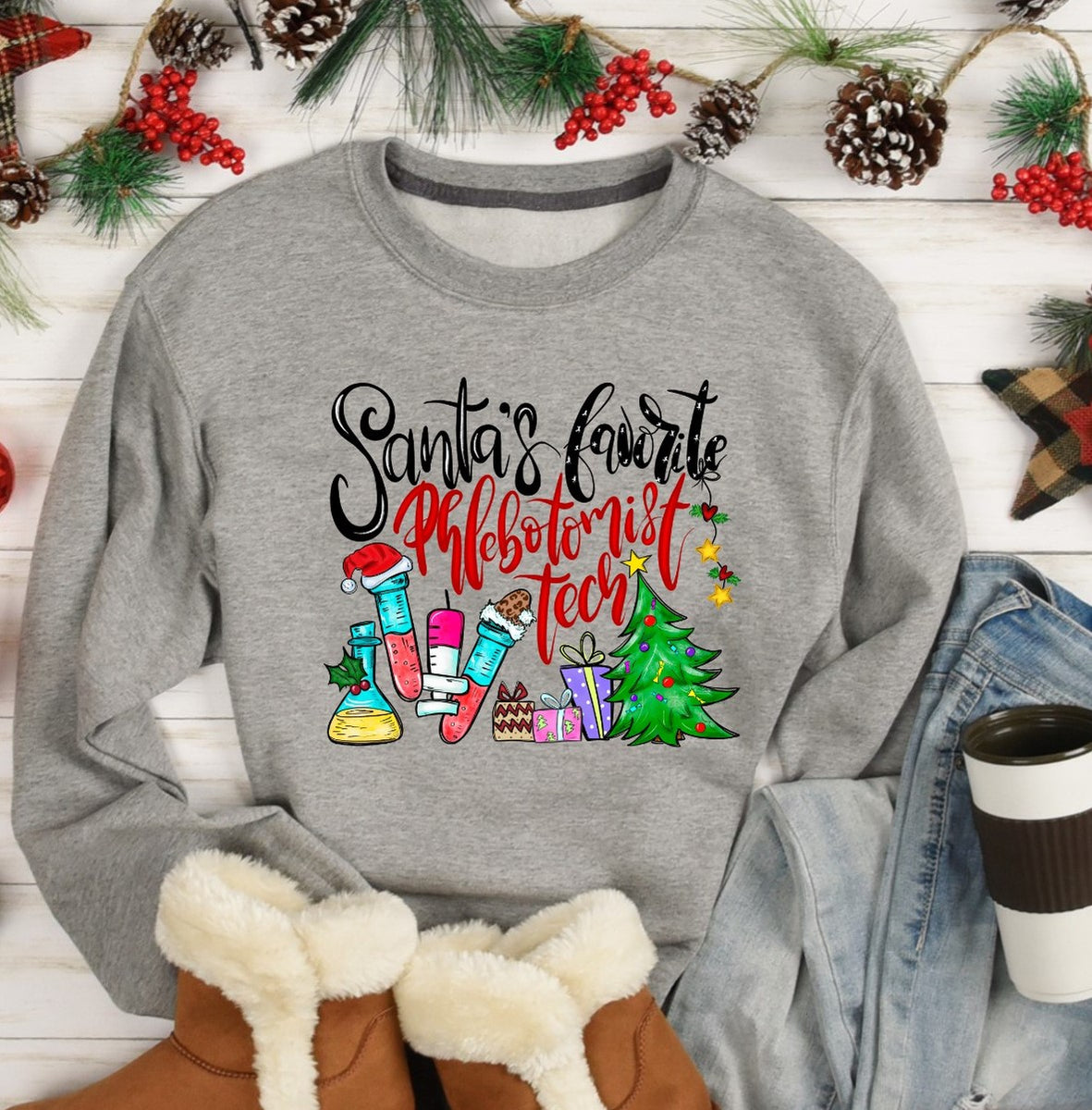 Santa's Favorite Phlebotomist Tech Direct to Film Transfer - 10 to 14 ...