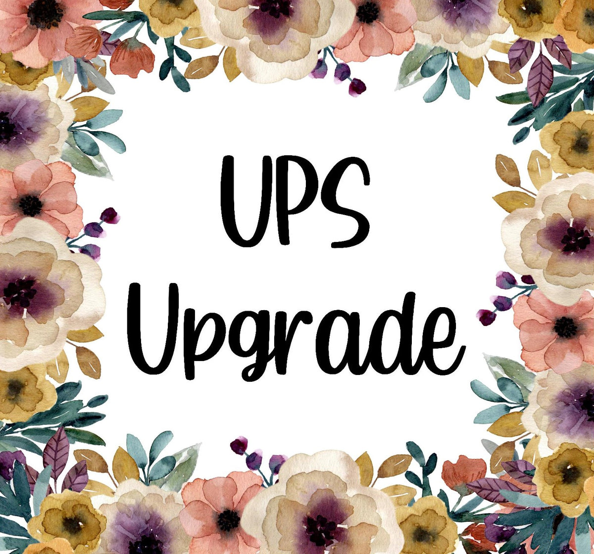 UPS Shipping Upgrade – Shy Screen Print Transfers