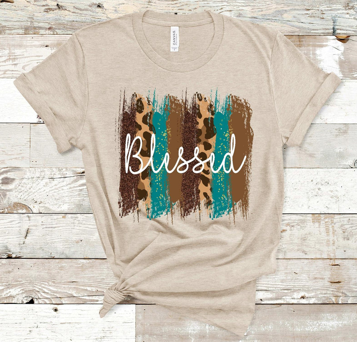 Blessed Fall Colors Brushstrokes Screen Print Transfer - HIGH HEAT FOR ...
