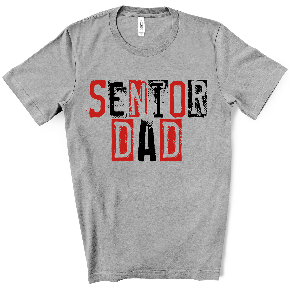 Senior Dad Grunge Font Red and Black Direct to Film Transfer - 10 to 1 ...