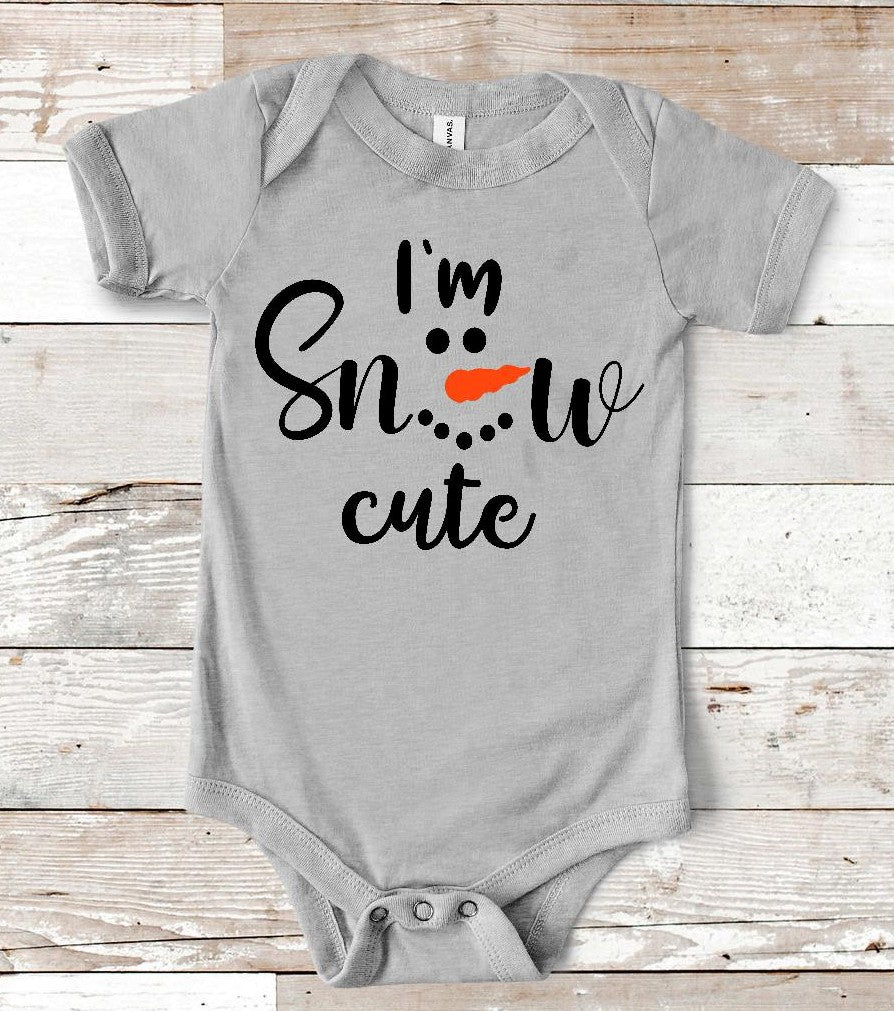 I'm Snow Cute Infant Screen Print Transfer - HIGH HEAT FORMULA - RTS ...