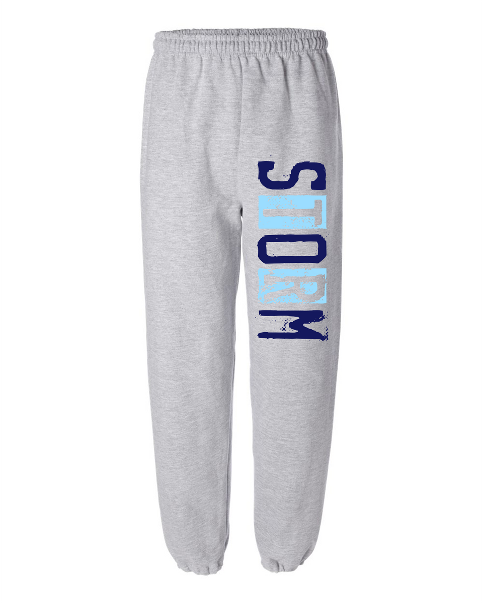 Storm Single Line Grunge Light Blue and Navy Direct to Film Transfer ...